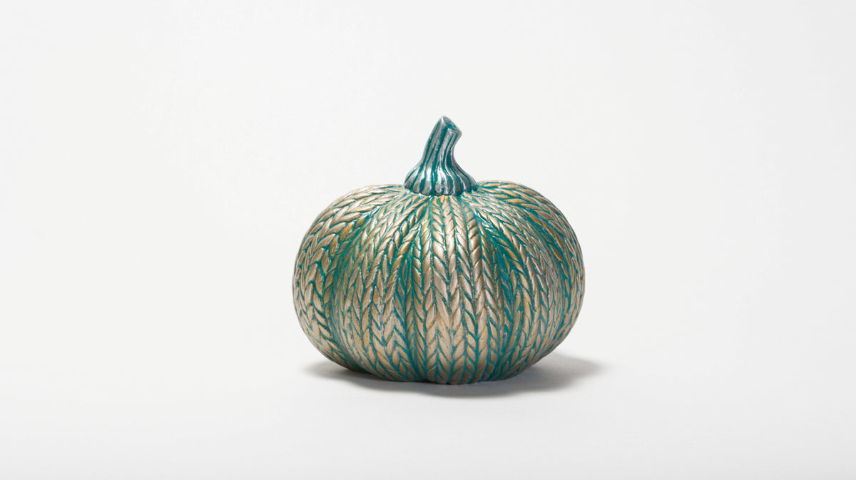 ACRYLIC KNITTED PUMPKIN – River Craft Ceramics
