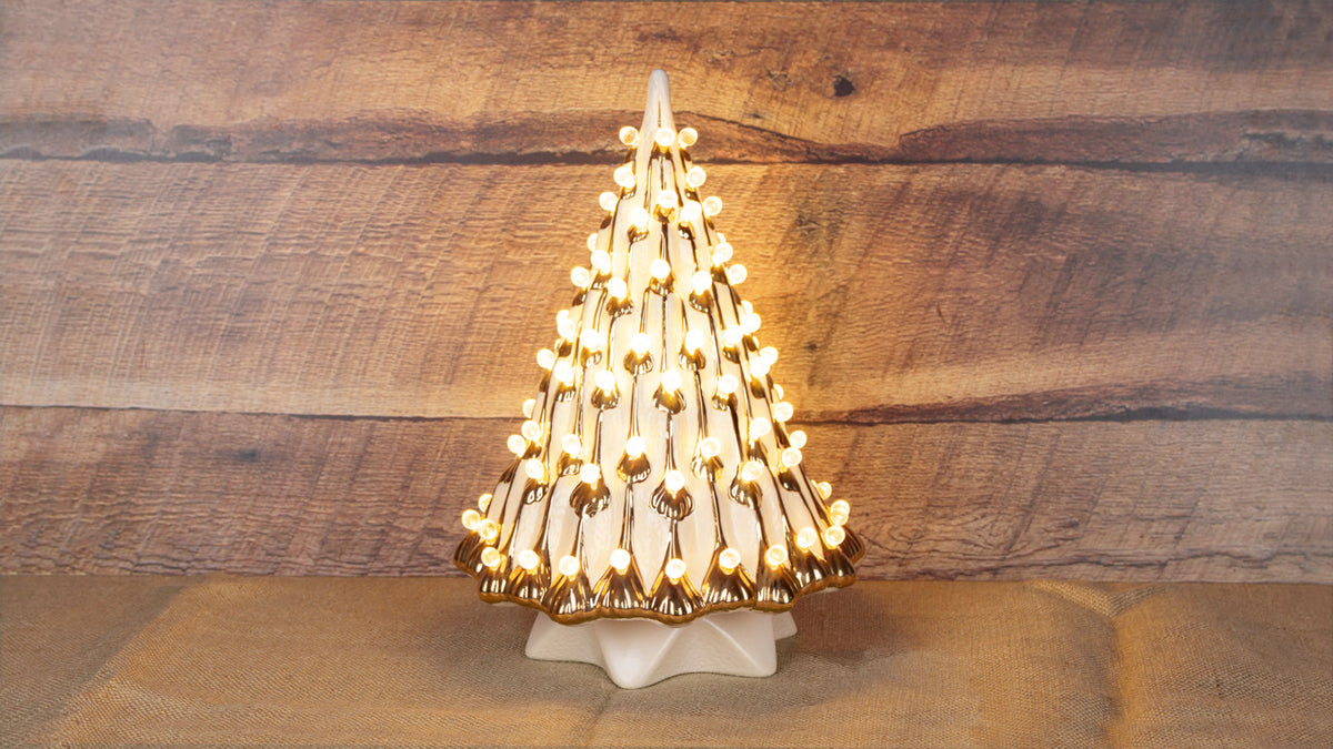Mayco MATTE WHITE AND FIRED GOLD RETRO TREE – River Craft Ceramics