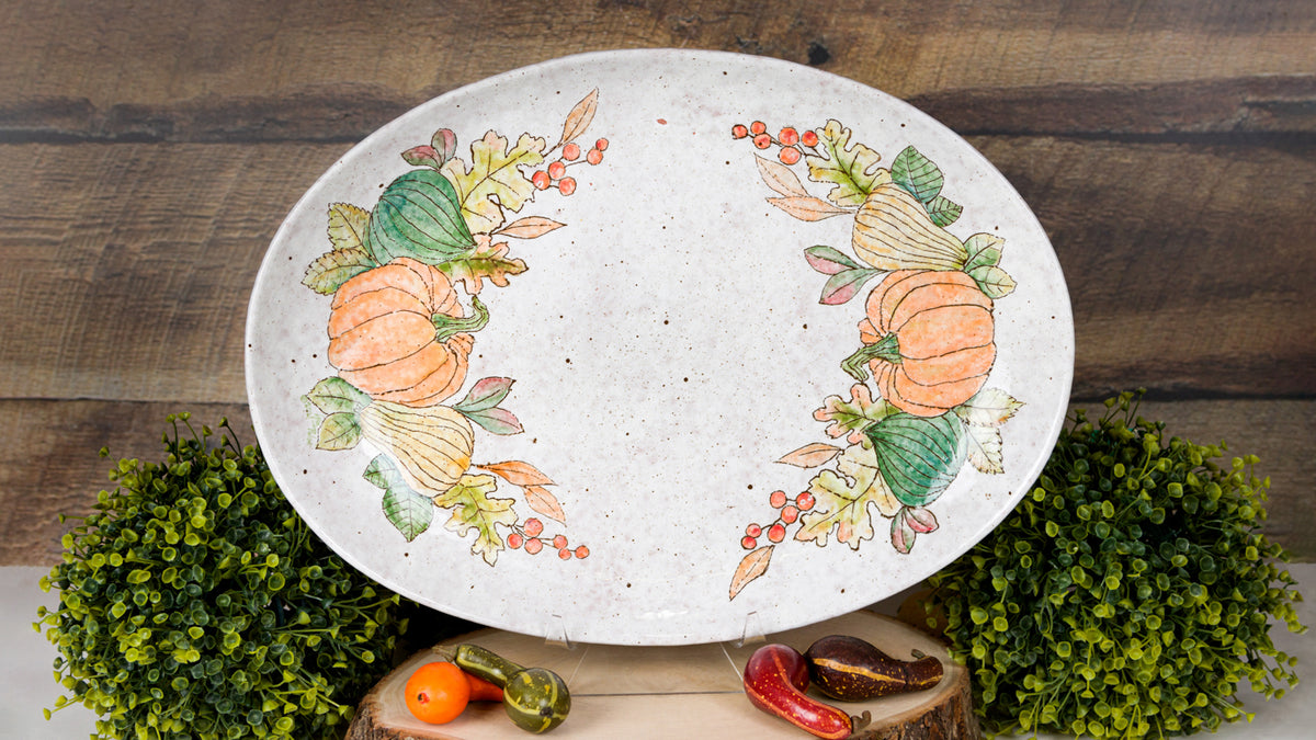 FALL BOUNTY PLATTER – River Craft Ceramics