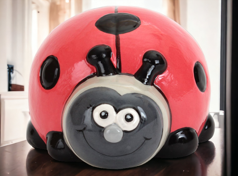 Happy Ladybug – River Craft Ceramics