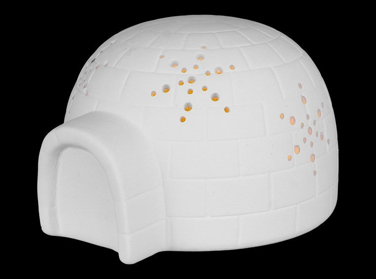 Lighted Igloo – River Craft Ceramics