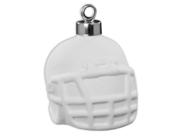 Football Helmet Ornament – River Craft Ceramics