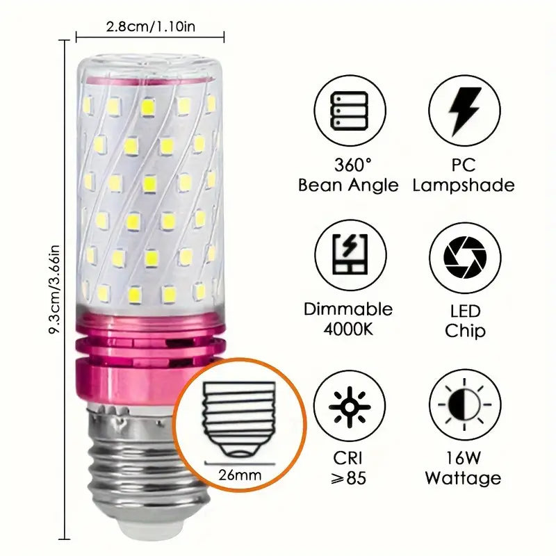 Standard Size Bulb - E26 LED Light Bulb 160W Equivalent 2000 Lumen 650 ...