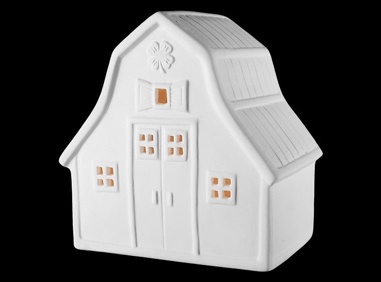 4H Lighted Barn – River Craft Ceramics