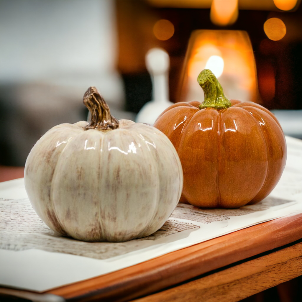 Small Round Pumpkin – River Craft Ceramics