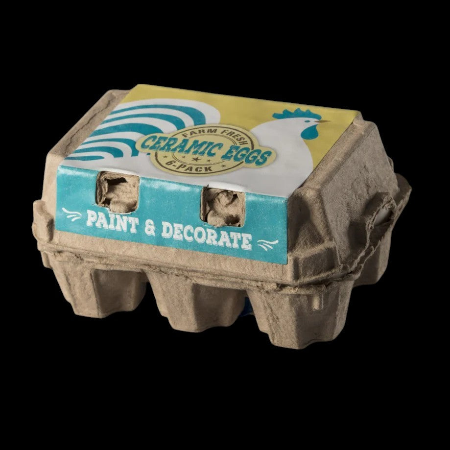 Farm Easter Eggs And Carton - 6Pk – River Craft Ceramics