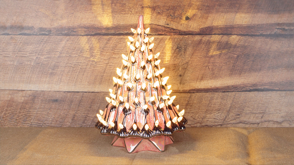 15" Large Mayco Retro Christmas Tree - Ceramic Bisque, Made in USA ...