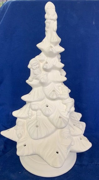 17" Kimple Santa Claus Christmas Tree – River Craft Ceramics
