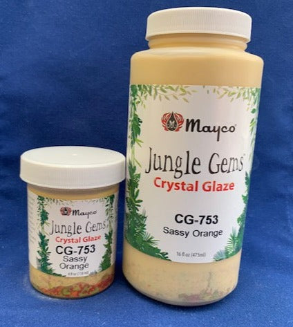 Mayco CG-753 Sassy Orange Jungle Gems Glaze – River Craft Ceramics