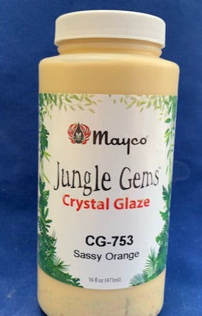 Mayco CG-753 Sassy Orange Jungle Gems Glaze – River Craft Ceramics