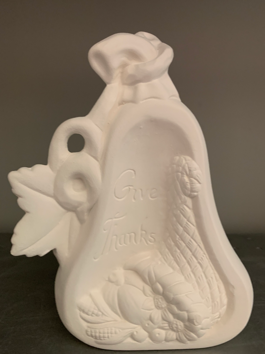 Give Thanks Cornucopia Gourd – River Craft Ceramics